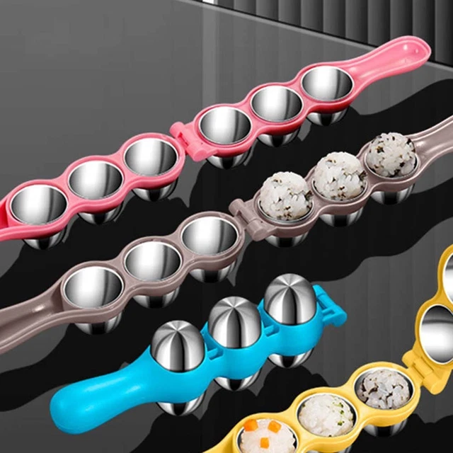 STAINLESS STEEL ONIGIRI Rice Ball Maker Kit for Homemade Sushi Pleasure ...