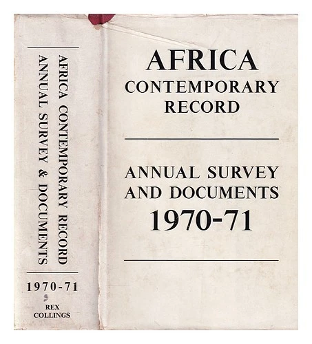 LEGUM ,COLIN. HUGHES,ANTHONY Afrique Contemporain Record : Annual ...