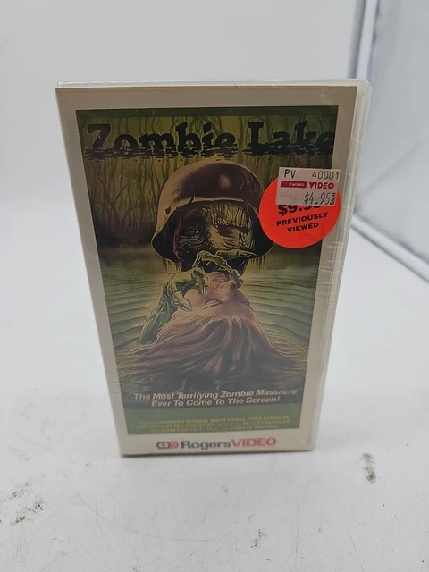 EXTREMELY RARE ROGERS Video Zombie Lake. VHS. Horror. Cult Classic. (Eb ...