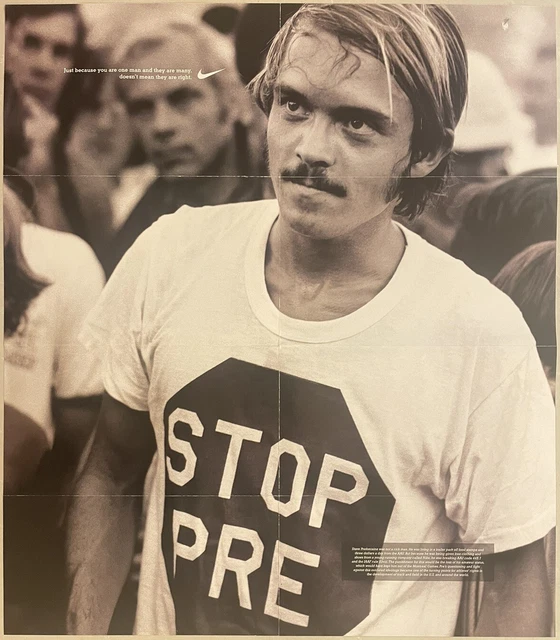 STEVE PREFONTAINE NIKE Poster 20.25 inch x 23 inch Stop Pre $249.99 ...