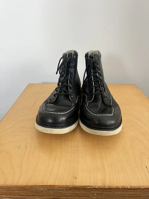 RED WING HERITAGE Moc Toe Boot Men's Size 12D Black £139.16 - PicClick UK