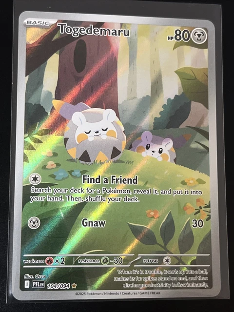 TOGEDEMARU 104/094 PHANTASMAL Flames Illustration Rare IR Pokemon Card ...