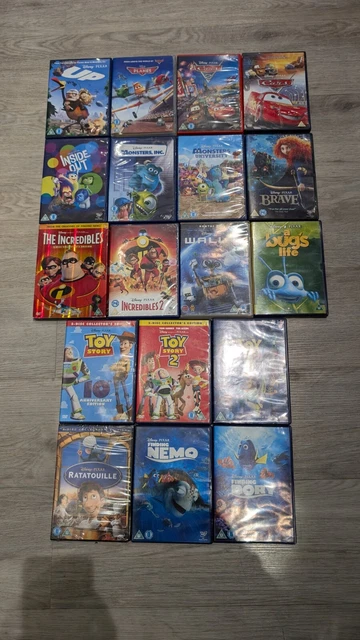 DISNEY PIXAR DVD Bundle Job Lot finding Nemo Cars Toy Story The ...
