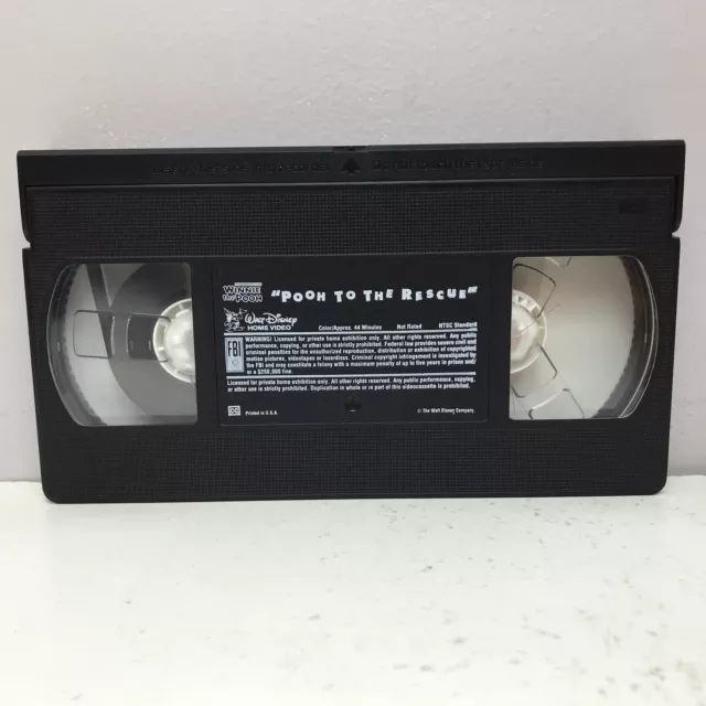 DISNEY NEW ADVENTURES Winnie Pooh VHS Video Tape Only Rescue BUY 2 GET ... DISNEY NEW ADVENTURES Winnie Pooh VHS Video Tape Only Rescue BUY 2 GET ...