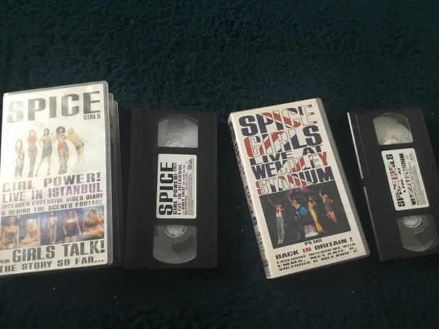 SPICE GIRLS LIVE at Wembley Stadium VHS Video - Back in Britain 1998 ...