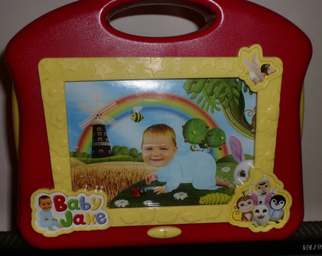 BABY JAKE MUSICAL Scrolling Tv Toy Red CBeebies Talking Singing Working ...