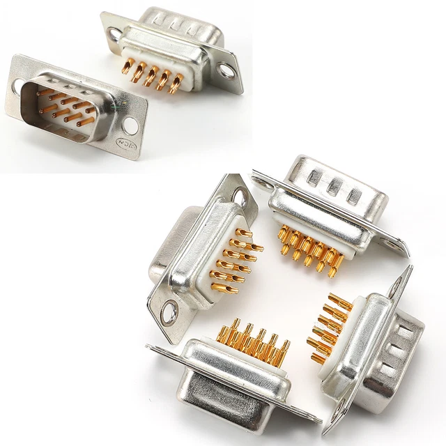 D-TYPE VGA 9 Pin D-SUB DB9 RS232/485 Solder Connector Female Male ...