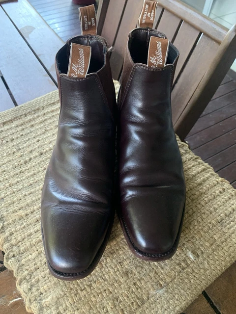 RM WILLIAMS CRAFTSMAN Brown Chestnut Boots - Size 10 H - $700 RRP £143. ...