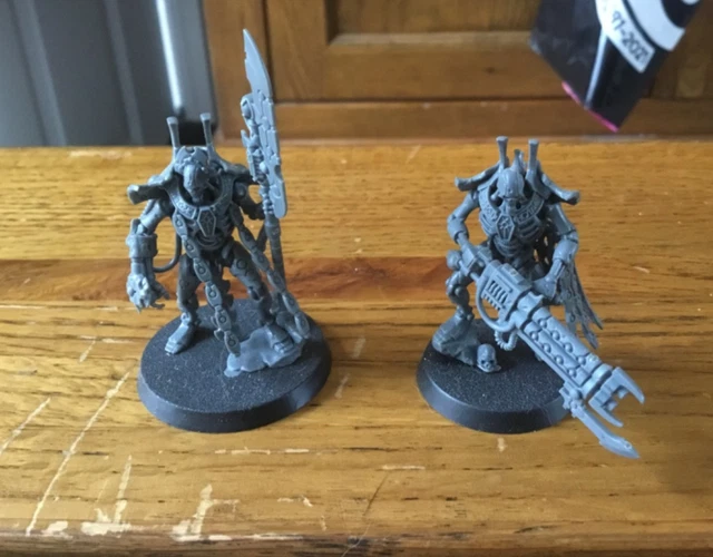 WARHAMMER 40K NECRON Overlord and Royal Warden Unpainted. £23.56 ...