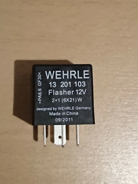 WEHRLE RELAIS 13 201 103 Blinkrelais 12V EUR 15,00 - PicClick DE
