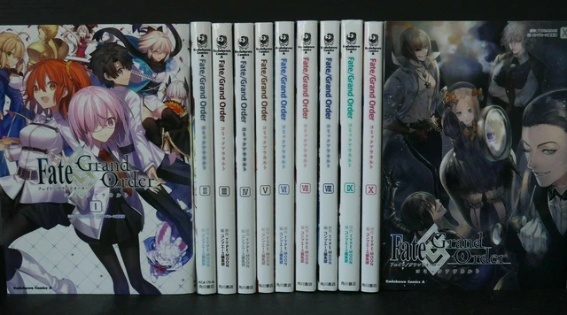 JAPON FGO MANGA LOT Fate/Grand Order Comic A la carte 1 ~ 11 ensemble ...
