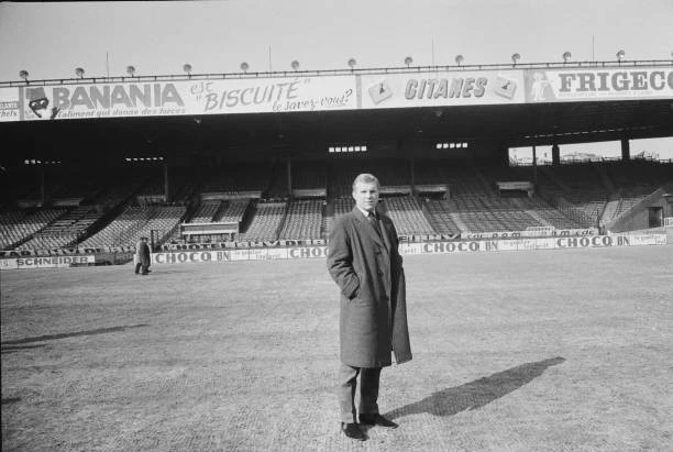 ENGLISH SOCCER PLAYER Bobby Moore in Paris following the 1964 Europ ...