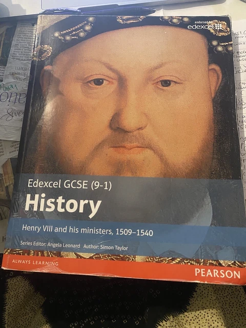 EDEXCEL GCSE (9-1) History Henry VIII and his ministers, 1509-1540 EUR ...