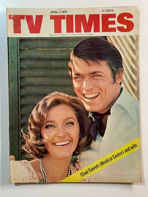 VINTAGE AUSTRALIAN NEWS Magazine - TV Times 1 April 1970 $29.00 ...