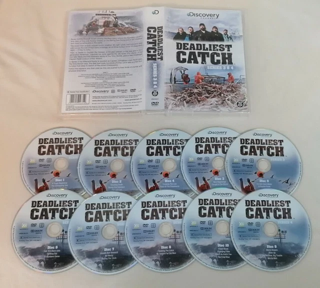 DVD - DEADLIEST Catch Complete Series 3 & 4 Box Set Discovery Channel ...