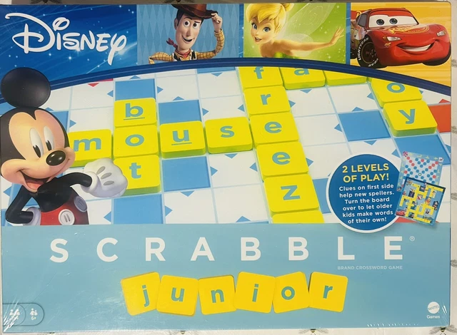 DISNEY EDITION SCRABBLE Junior Board Game from Mattel. Brand New ...