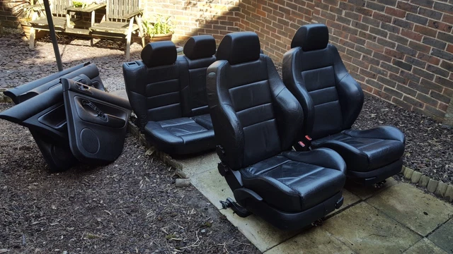 RECARO LEATHER HEATED seats for vw golf mk4 £275.00 - PicClick UK