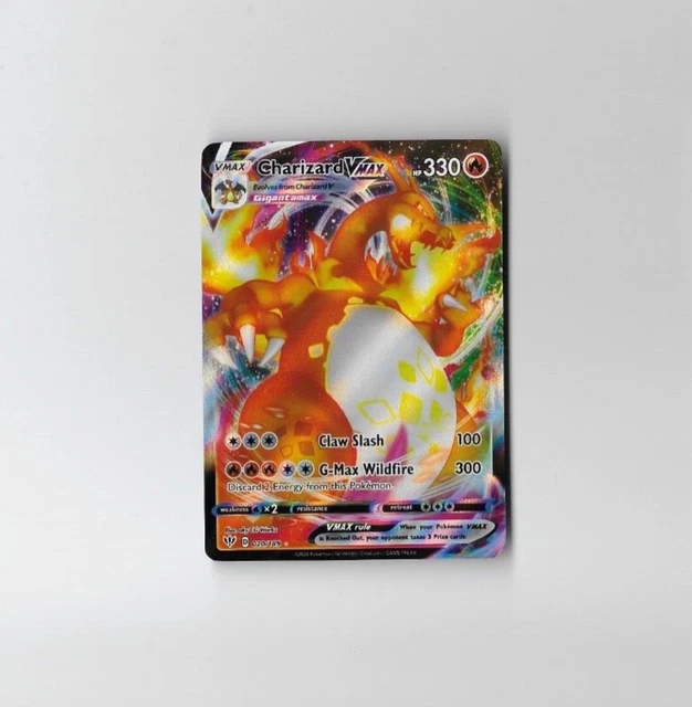 POKÉMON TCG CHARIZARD VMAX Darkness Ablaze 020/189 Holo Ultra Rara 330 ...