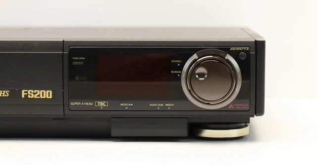 PANASONIC NV-FS200 HQ S-VHS Video Cassette Recorder / Super-VHS ...