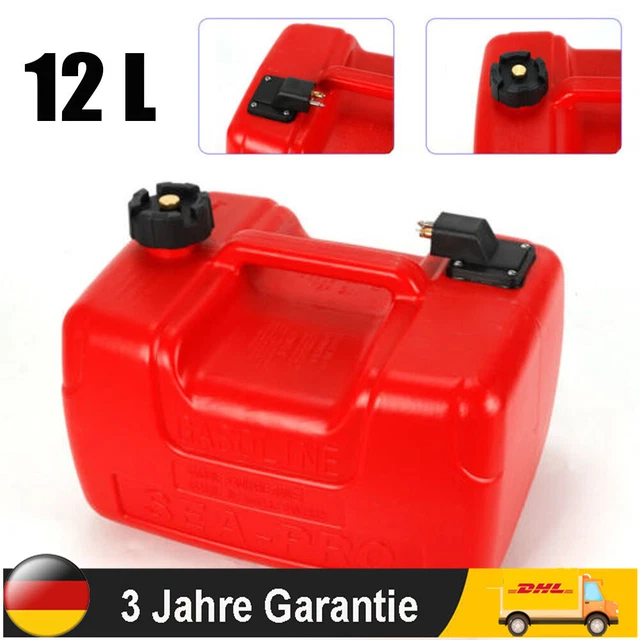 12L AUSSENBORDER BENZINTANK Kraftstofftank Ersatztank Kanister Tank ...