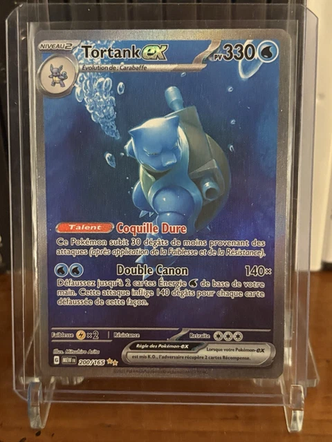 CARTE POKÉMON TORTANK EX 200/165 Pokemon 151 EV3.5 FR NEUF EUR 80,00 ...