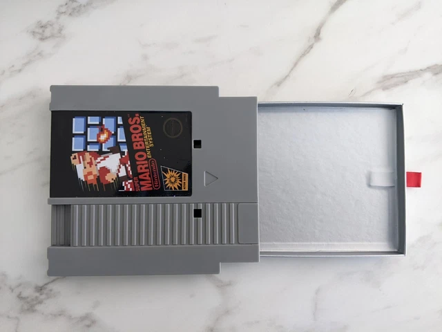 NES SUPER MARIO bros Cartridge FALSE STORAGE BOX $27.51 - PicClick CA