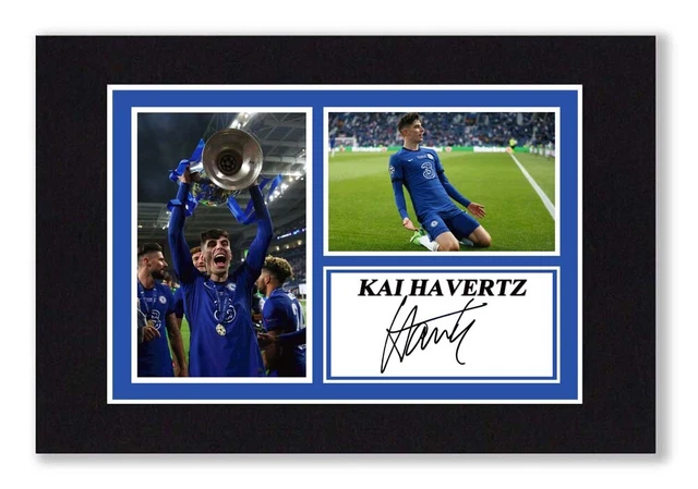 A4 MOUNT KAI HAVERTZ Signed Print Autograph PHOTO Ready To Frame ...