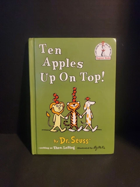 TEN APPLES UP On Top! By Dr. Seuss 1989 Edition Beginner Books ...