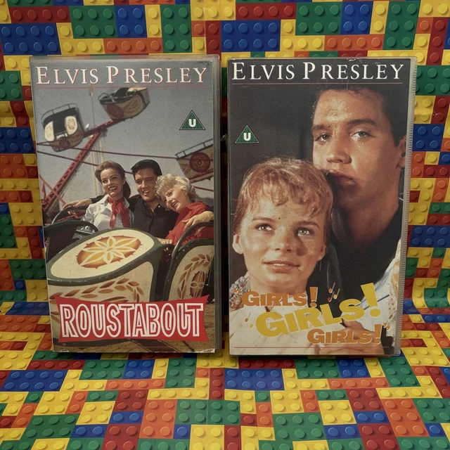 ROUSTABOUT VHS VIDEO , ELVIS PRESLEY GIRLS GIRLS GIRLS x 2 VHS £2.72 ...