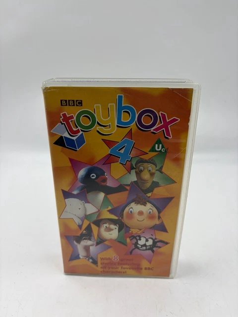 BBC TOYBOX 4 - Vhs Video - Postman Pat + Fireman Sam + Pingu Pal £24.95 ...