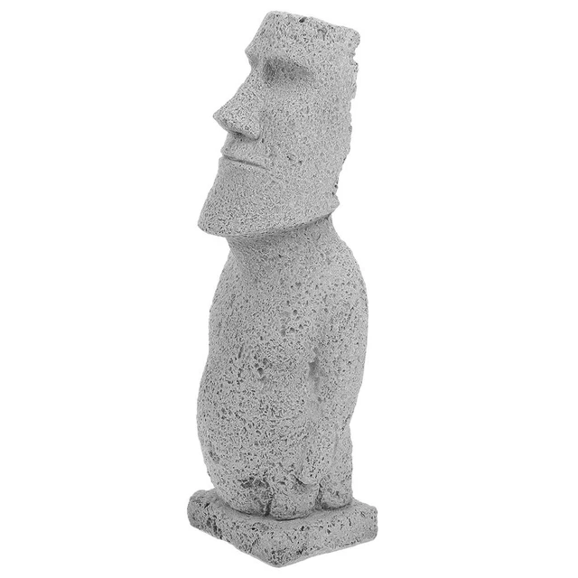 UNDERWATER MOAI STATUE Statue Fish Tank Moai Sculpture Ornament $41.75 ...