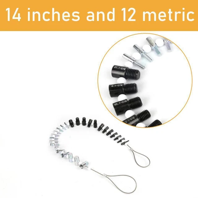 IMPERIAL METRIC BOLT Nut Screw Thread Checking Checker 26 Male/Female ...