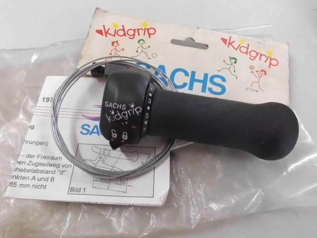 RETRO FAHRRAD KINDERRAD Drehgriffschalter Sachs Kidgrip 95 1100 440 405 ...