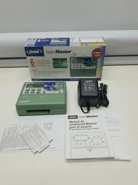 ORBIT WATERMASTER 6 Station Sprinkler Controller Model 57161 £31.43 ...