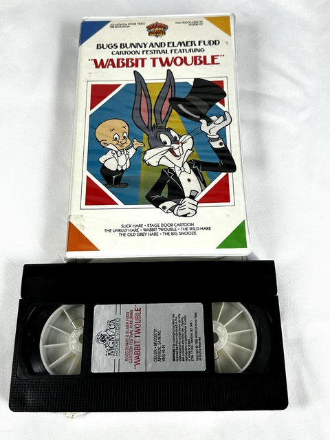 VTG BUGS BUNNY Elmer Fudd Cartoon Festival : Wabbit Twouble VHS £9.34 ...