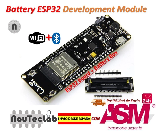 ESP32 ESP-32 ESP32S WiFi & Bluetooth Battery ESP32 Development Tool EUR 13,60 - PicClick IT