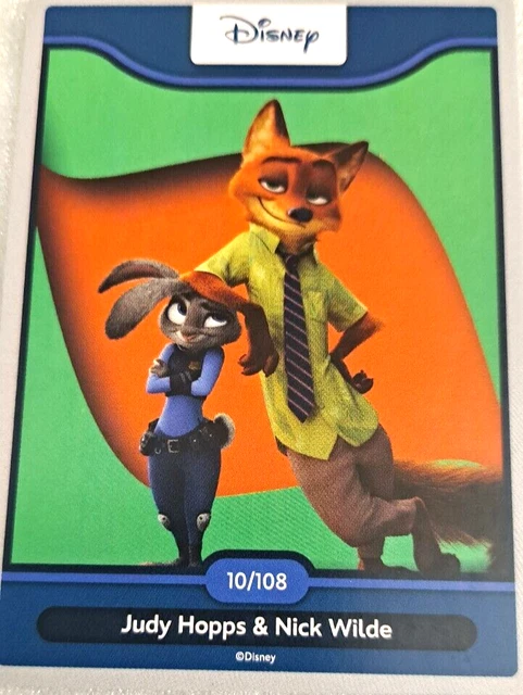WOOLWORTHS 2024 DISNEY World of Wonders card 10/108 Judy Hopps /Nick ...