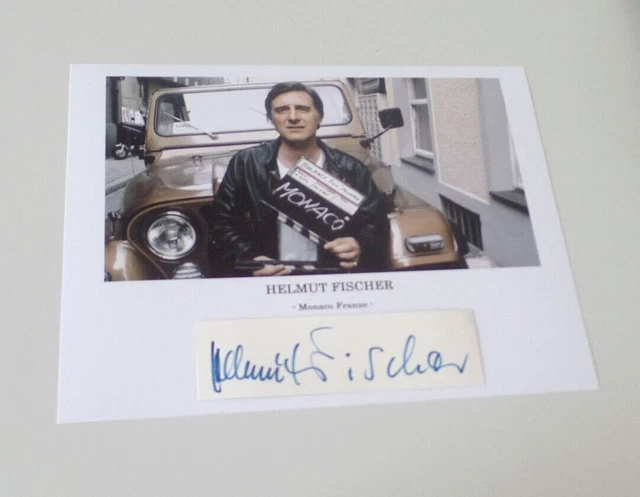 HELMUT FISCHER (+) *Monaco Franze*, original signed Photo 20x25 cm EUR ...