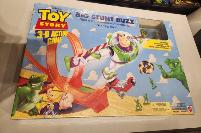 TOY STORY MOVIE Hot Wheels Big Stunt Buzz Lightyear 3-D Action Game ...