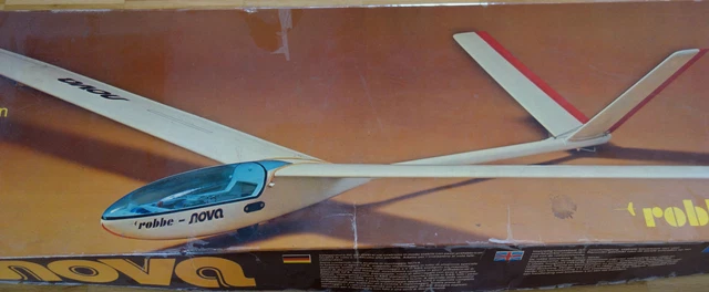 ROBBE NOVA - Segel-Flugzeug Modellbausatz Nr. 3147 vintage Rarität W ...