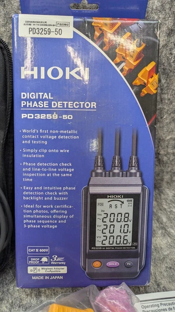 HIOKI PD3259-50 DIGITAL Phase Detector with Voltmeter 🔥New🔥 $820.31 ...