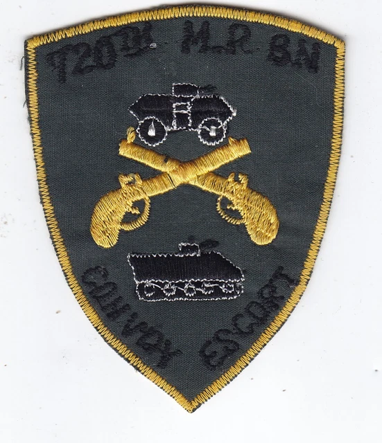 VIETNAM WAR 720TH Military Police Battalion Convoy Escort Patch ...