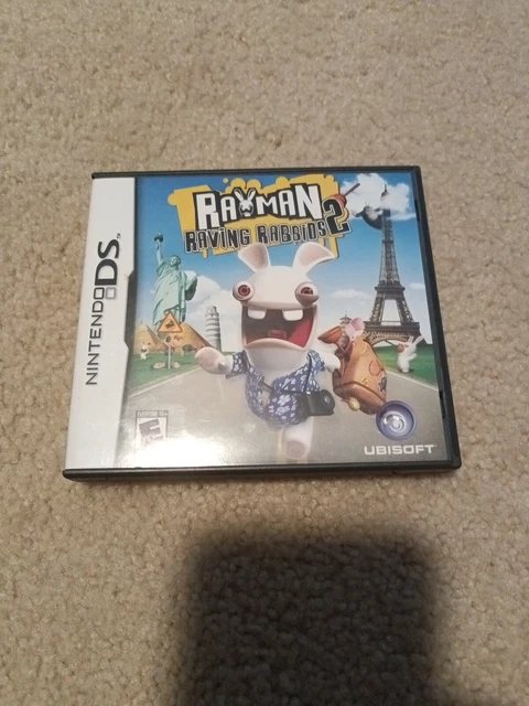 RAYMAN RAVING RABBIDS 2 Nintendo DS Game Complete with Manual 2007 CIB ...