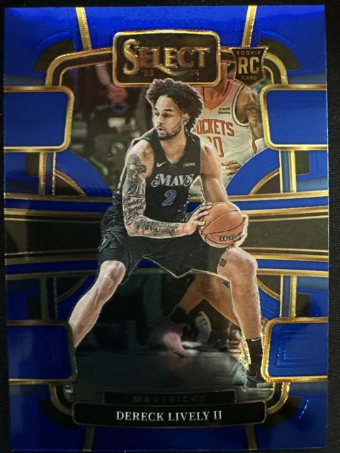 2023-24 PANINI SELECT #76 Dereck Lively II Concourse RC Dallas ...