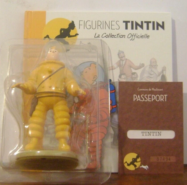 FIGURINE TINTIN COLLECTION Officielle Tintin Scaphandre Lunaire N° 7 ...