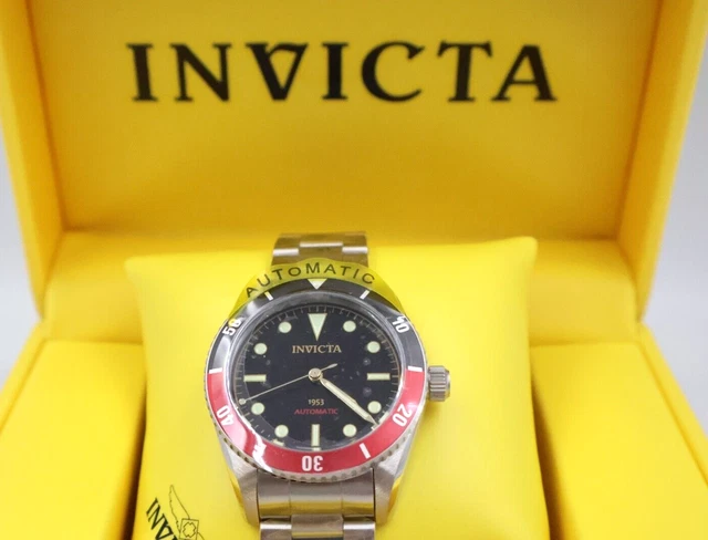 INVICTA PRO DIVER 34334 Black Dial Coke Bezel Automatic Watch w/ Box ...