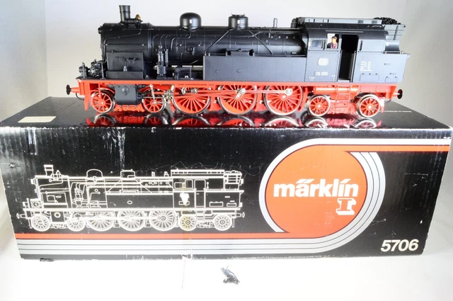 MÄRKLIN 5706 SPUR 1 / Dampflok BR 78 355 DB / mit Dampfgenerator EUR ...