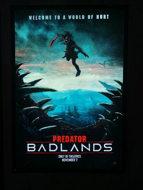 PREDATOR - BADLANDS (2025) Original d/s Cinema US One sheet teaser ...