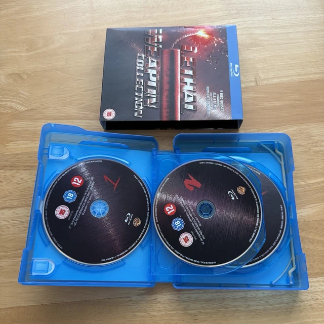 LETHAL WEAPON COMPLETE Collection W/Slip 5 Disc Blu Ray Box Set - All ...