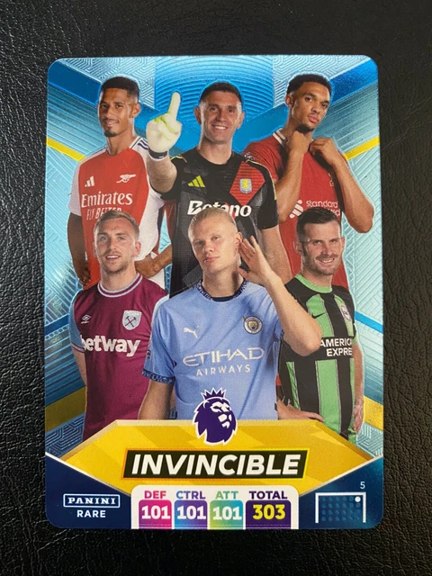 PANINI PREMIER LEAGUE Adrenalyn XL 2025 Invincible Sapphire Parallel ...